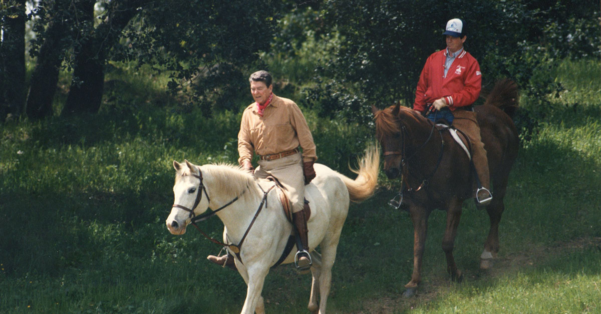 The Horseman - President Ronald Reagan